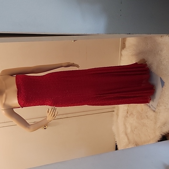 Cache | Dresses | 0 Pure Silk Gorgeous Red Cache Evening Gown | Poshmark